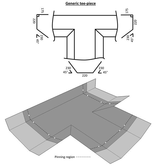 Bespoke moulded full tee-piece